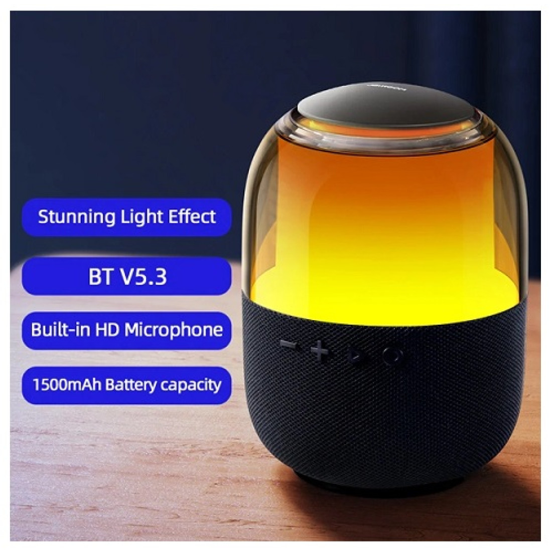 Joyroom Φορητό Ηχείο Bluetooth 8W με RGB φωτισμό JR-ML05